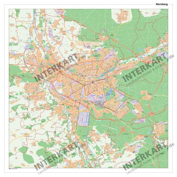 Nrnberg Postleitzahlen Karte