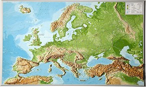 3D raised relief maps