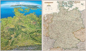 Buy maps as a poster board or magnetic board